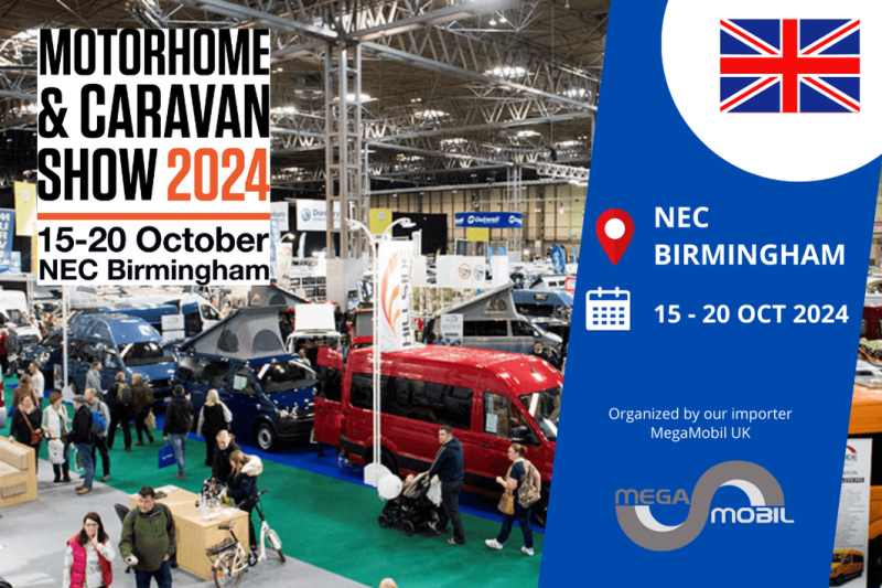 Motor and Caravan Show Birmingham 2024 | MEGAMOBIL